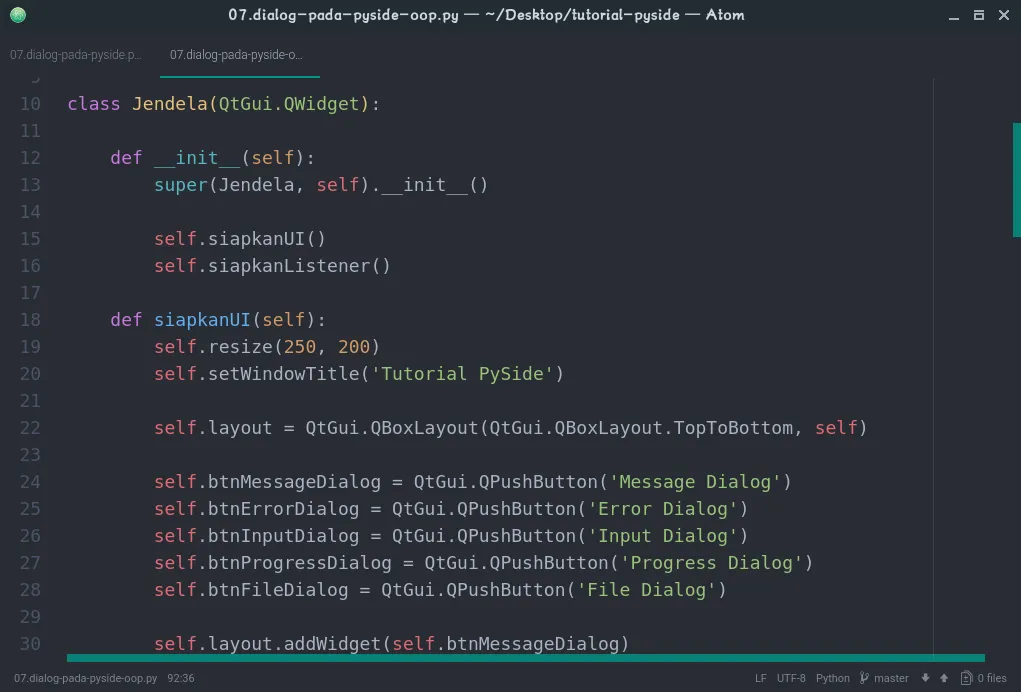 Pembahasan Dialog Pada Pyside | Jago Ngoding